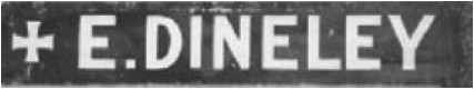DINELEY Edward Bernard | Beaconsfield's Soldiers